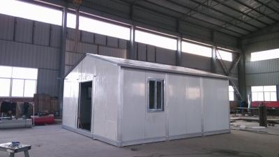 Cina Rovesciando Camera prefabbricata tetto a prova di fuoco, Camera d'acciaio galvanizzata in vendita