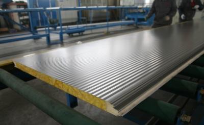 China Polyurethane Insulated Sandwich Panels Corrosion Resistance As Wall for sale