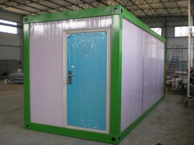 China Small Folding Container House Kit , Portable Prefabricated Guest House for sale