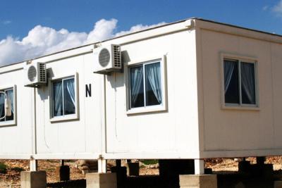 China Movable Modular Folding Container House , Steel Frame Prefabricated Home for sale