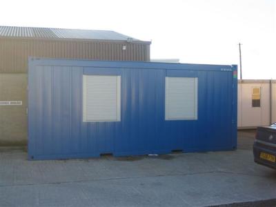 China 40ft Prefab Portable Folding Container House , Fork Lifting Container for sale