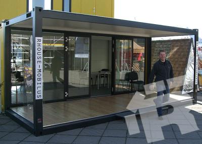 China Color Steel Modular Mobile Homes Comfortable Rustproof Folding Flatpack Frame for sale