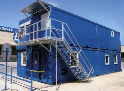 China Movable Folding Container House , Panelized Sandwich Panel Mobile Container for sale