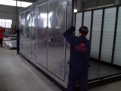 Cina Costruzioni d'acciaio portatili del garage, immagazzinamento in piegante il contenitore della pittura in vendita