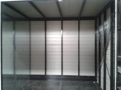 Cina Garage d'acciaio del Carport imballato piano portatile, garage di immagazzinamento nel contenitore del pannello a sandwich in vendita