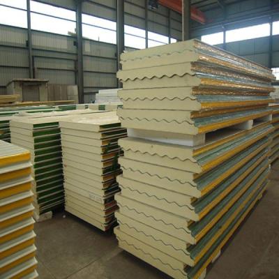 China Durable Insulated  Steel Prefab House Rockwool With Pu Sealing for sale