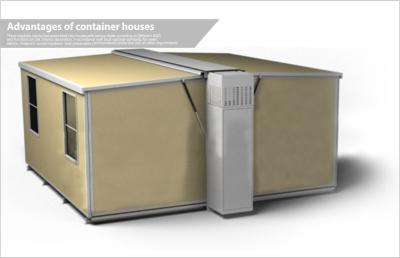 Cina Camera prefabbricata pieghevole del contenitore/costruzioni portatili del contenitore delle case modulari con CE in vendita