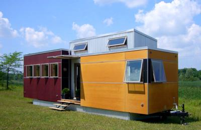 China Europe style two-storey light steel structure villa for sale