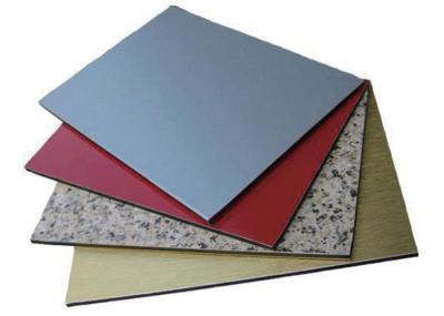 China 3mm / 4mm Polyethylene Fireproof Aluminium Plastic Composite Panel For Residensial for sale