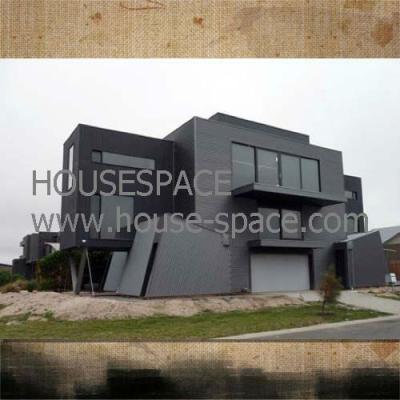 China Steel Galvanized Prefab Container House / Luxury Container Home with Sandwich Panels for sale