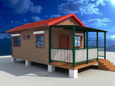 China Mobile Modular Homes With Heating Insulation Panels and Anti-rust Steel Frame for sale