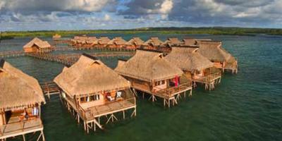 China Yellow Overwater Bungalow for sale