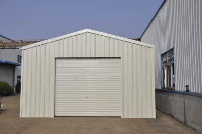 China Prefabricated Metal Car Sheds / Car Parking Shed With Light Weight for sale