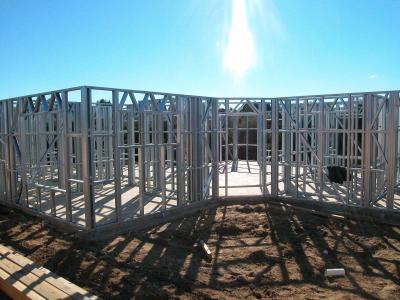 China Light Gauge Steel Framing House Structure , Quick Installation Light Steel Frame Housing for sale