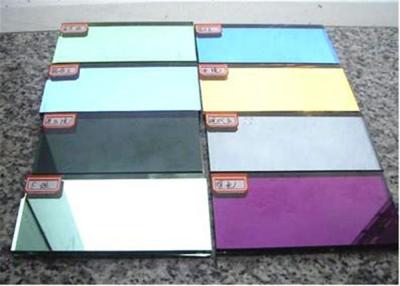 China Double Coated Tinted Mirror Glass , Flat Shape Safety Mirror Sheet For Bathroom for sale
