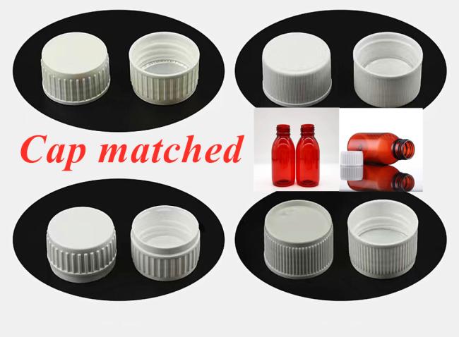 3oz 4oz 5oz Empty Round Plastic Pet Medical Package Cough Syrup Bottle