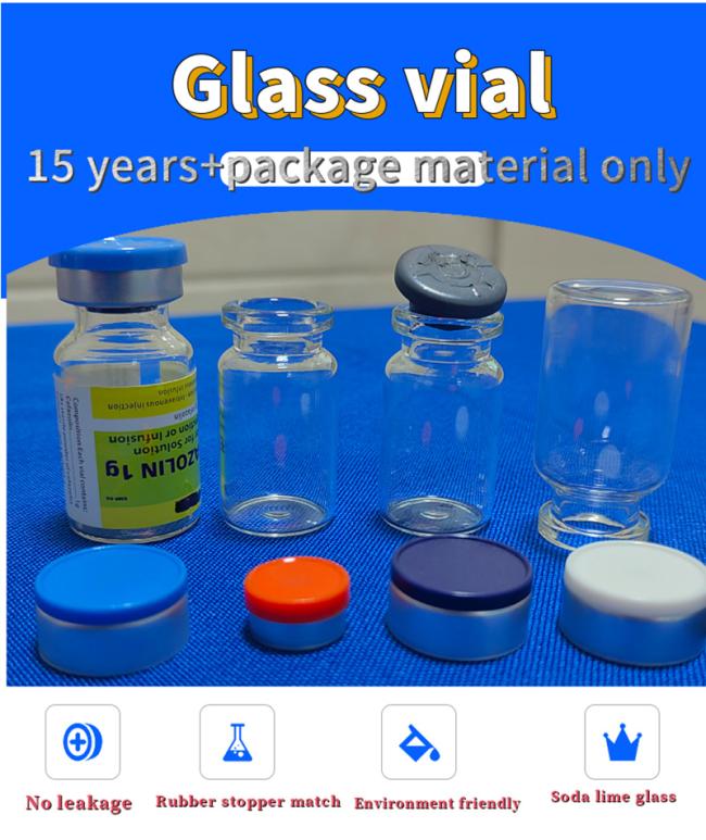 5ml 7ml 10ml Clear Amber Injection Neutral Borosilicate Glass Glass Vial for Vaccacine
