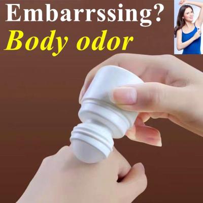 Cina 30 ml 50 Ml 60 ml Olio essenziale ricaricabile Odore del corpo Volantino di plastica in HDPE vuoto su bottiglie di deodorante in vendita