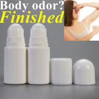 China HDPE Plastic Roller Bottles 50ml 60ml Refillable Roll On Deodorant Bottle Travel Size for sale