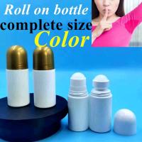 China 30ml HDPE Plastic Roll On Bottle for Perfume Essential Oil with PP Roller Ball for sale