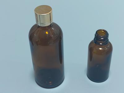 Cina Imballaggio dell' olio essenziale 1OZ 2OZ 20ml 30ml 50ml siero di olio essenziale di ambra Bottiglia gocciolante di vetro con tappo a prova di bambino in vendita