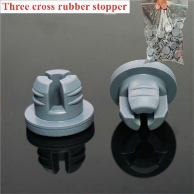 Cina 13mm 20mm 28mm Medicinale Iniezione di gomma butila Grigio Rosso Blu Farmaceutico Bromobutilo Plug Tappo di gomma in vendita