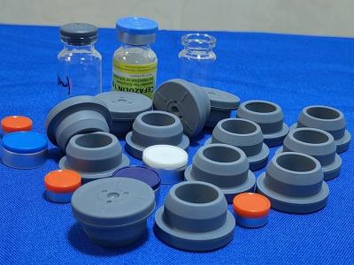Cina Tappo in gomma boromatizzata in silicone di grado farmaceutico da 13 mm, 20 mm e 28 mm per flaconcino di iniezione liofilizzato in vetro in vendita