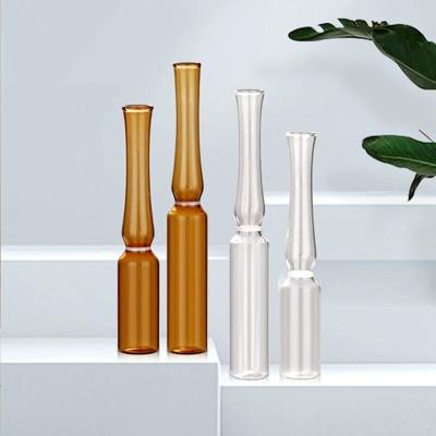 Cina Ampolette di vetro per antibiotici di 10 ml Amber USP standard Bottiglie di ampolette di vetro per iniezioni trasparenti in vendita