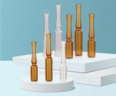 Cina Ampolette di vetro per antibiotici di 10 ml Amber USP standard Bottiglie di ampolette di vetro per iniezioni trasparenti in vendita