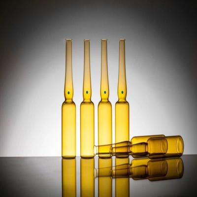 Cina 1 ml 2 ml 5 ml 10 ml Standard ISO Ybb Standard USP Tipo 1 USP Tipo 2 Ampolata di vetro OPC Ampolata di vetro di borosilicato neutro in vendita