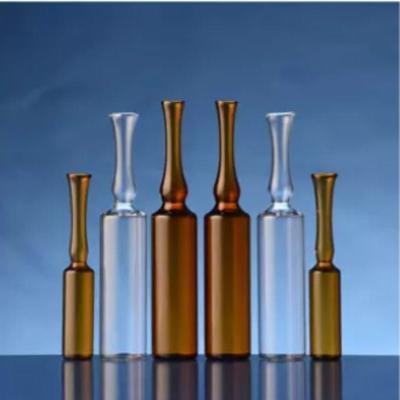 Cina 1 ml 2 ml 5 ml 10 ml Standard ISO Ybb Standard USP Tipo 1 USP Tipo 2 Ampolata di vetro OPC Ampolata di vetro di borosilicato neutro in vendita