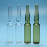 China Borosilicate Glass Ampoule Bottles 1ml to 20ml Empty Injection Vials Clear Amber for sale