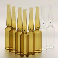 China Borosilicate Glass Ampoule Bottles 1ml to 20ml Empty Injection Vials Clear Amber for sale