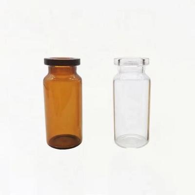 Cina 5 ml 20 ml di vetro borosilicato farmaceutico ambra chiaro vuoto liofilizzazione flaconcino di vetro tubolare per iniezioni in vendita