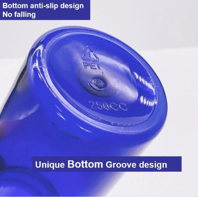 Cina Farmaceutico 100ml 120ml 175ml Blu PET Pillola di plastica Capsula Bottiglia Medicinali per la cura della salute in vendita