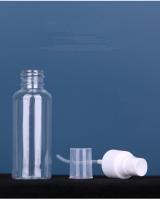 China Round PET Plastic Spray Bottle 60ml 100ml 120ml Fine Mist Empty Lotion Container for Cosmetics for sale