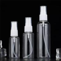 China Round PET Plastic Spray Bottle 60ml 100ml 120ml Fine Mist Empty Lotion Container for Cosmetics for sale