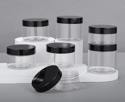 Cina PET Plastic Honey Food Cream Cans Jars Household Clear Candy Biscuit Food Sealed Jars For Food Packaging in vendita