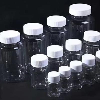 Cina 30ml PET Plastic Pill Tablet Medicine Bottle with Transparent Clear Design and Screw Cap in vendita