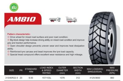 China truck tyre/tire/truck tire/truck&bus tyre/truck&bus tire/TBR tire/TBR tire for sale