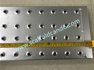China EN12811 BS1139 middle east market use Q195 galvanized scaffolding steel plank,steel board, 225*38mm, 2000, 2000,4000mm for sale