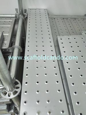 China Replacement of wooden plank wooden board in Middle East, galvanized scaffolding steel plank, 225*38mm steel board for sale