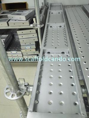 China LVL wooden plank replacement scaffolding steel plank, steel board 225*38mm working platform with best price high quality for sale