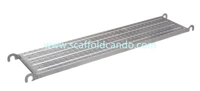 China BS 1139 Q235 Galvanized scaffolding steel plank, steel board with hooks 210mm,240mm,250mm,300mm,420mm,480mm,500mm for sale
