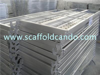 China Galvanized scaffolding catwalk, steel plank, steel board with hooks, 1000mm,1200mm,1500mm,1800mm,1829mm for sale