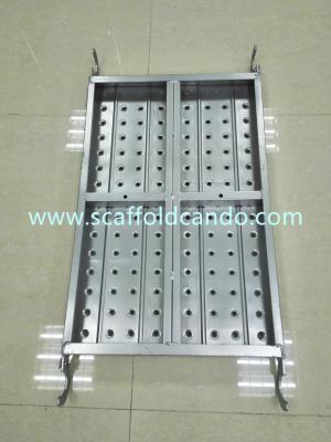 China Hooks scaffolding steel plank steel board catwalk working platform galvanized or painted 0.9m,1.2m,1.5m,1.8m,1.829m,2.4m for sale