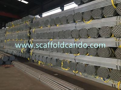 China JIS G3444 Hot dipped galvanized pipe, STK500 scaffolding steel pipe, scaffold tube 48.6*2.4*6000mmL  with high quality for sale