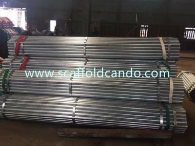 China 48.6mm O.D , 2.4mm Thickness STK500 scaffolding steel pipe,hot dip galvanized tube for JIS G3444  with high quality for sale