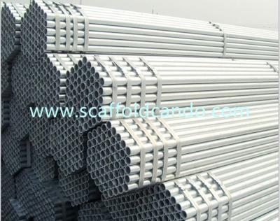 China Good quality building engineering use Q235 scaffolding pipe, galvanized scaffold tube 48.3mm O.D BS1139, BS1387 6000mm L for sale