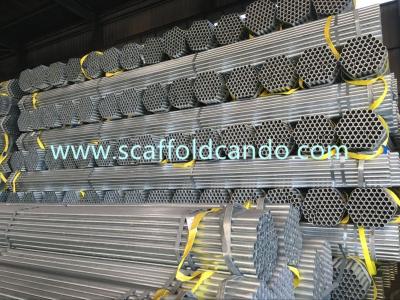 China 6000mm * 48.3mmO.D scaffolding steel pipe, galvanized tube, black pipe, painted tube Q235 with high safety ability for sale